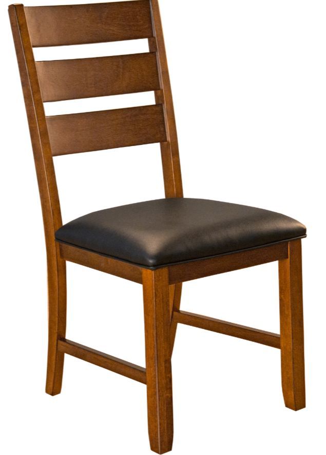 A-America® Mason Mango Ladderback Upholstered Side Chair | BlvdHome
