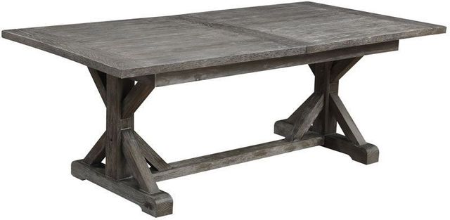 Emerald Home Paladin Weathered Gray Dining Table | Bedroom Express
