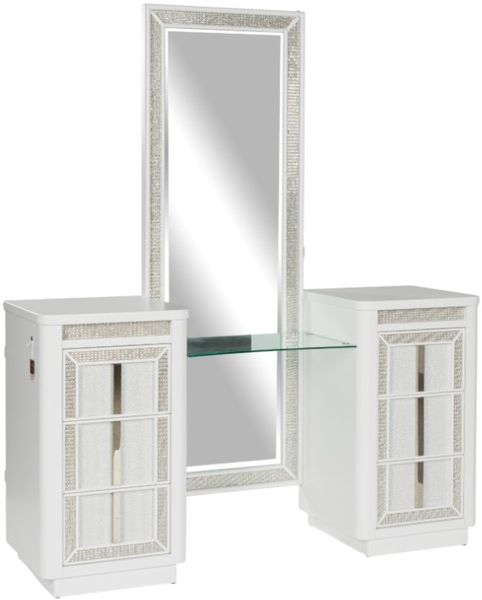 Signature Design by Ashley® Chalanna White Vanity Table | The Furniture ...