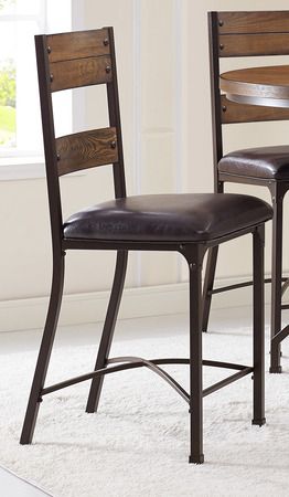 Bernards Stockton Brown Barstool | Bob Mills Furniture