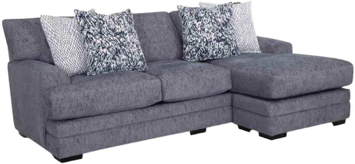 Franklin™ Sapphire Matcha Mineral Sofa with Reversible Chaise | Bob ...