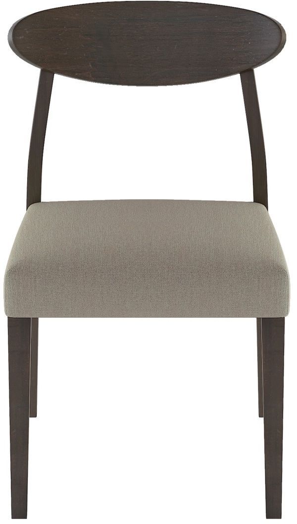 Mazin Furniture Beane Espresso Side Chair | Halton Hills Furniture ...