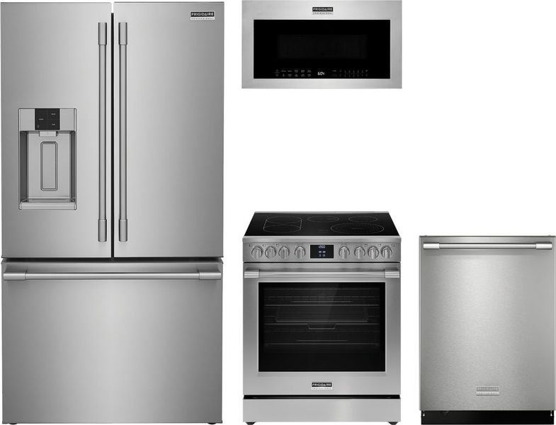 Frigidaire Professional® 4 Piece Stainless Steel Kitchen Package | L&M ...