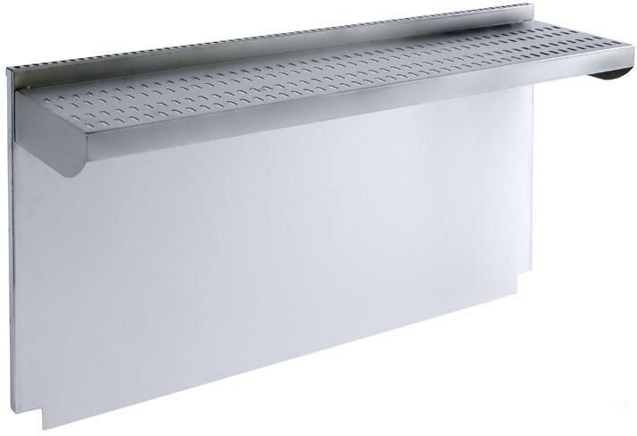 Wolf® 36" Stainless Steel Dual Fuel Range Riser with Shelf | Percy's ...
