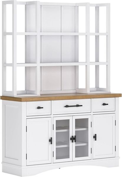 Signature Design by Ashley® Ashbryn White Dining Server and Hutch ...