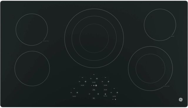 GE® 36" Black Electric Cooktop | Marsillio's Appliance TV & BBQ ...