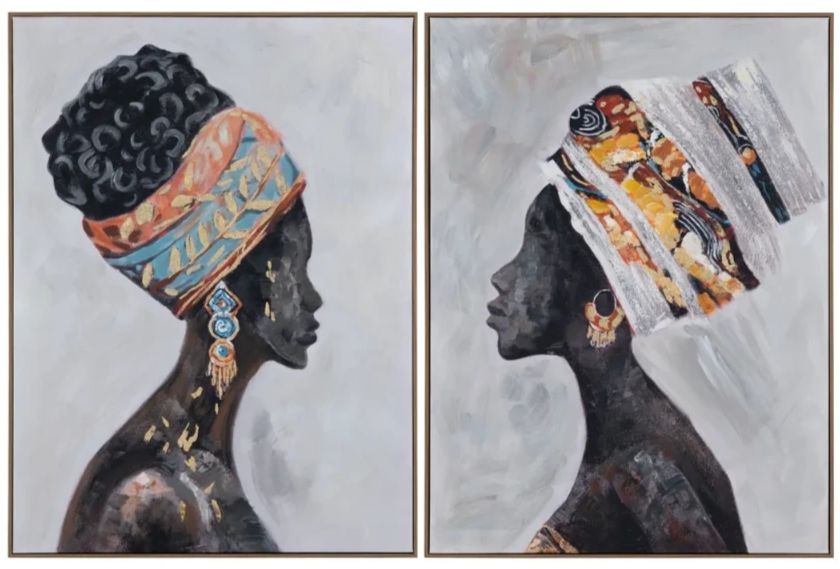 Crestview Collection Nala 2-Piece Wall Art Set | Big Sandy Superstore ...