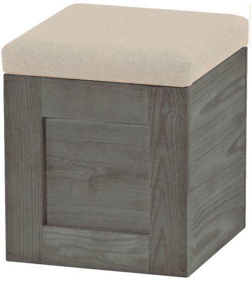 Cube de rangement rembourré de Crate Designs™ Furniture - Graphite ...