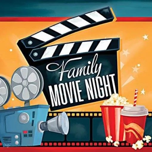 Family Movie Night Clipart