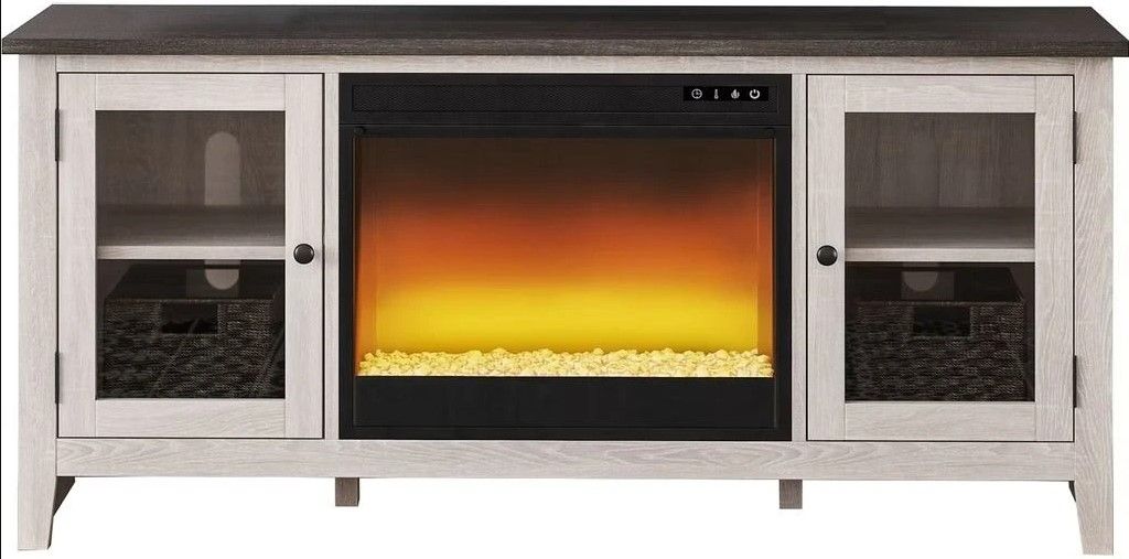 Signature Design by Ashley® Dorrinson Brown/Gray 60" TV Stand with ...