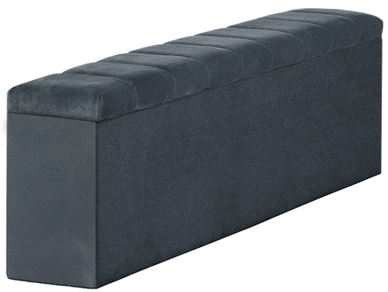 Elements International Ottawa Gray Side Storage Bench | Fischer ...