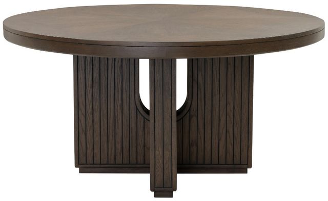 Flexsteel® Athens Brown Pedestal Dining Table | Colder's | Milwaukee Area