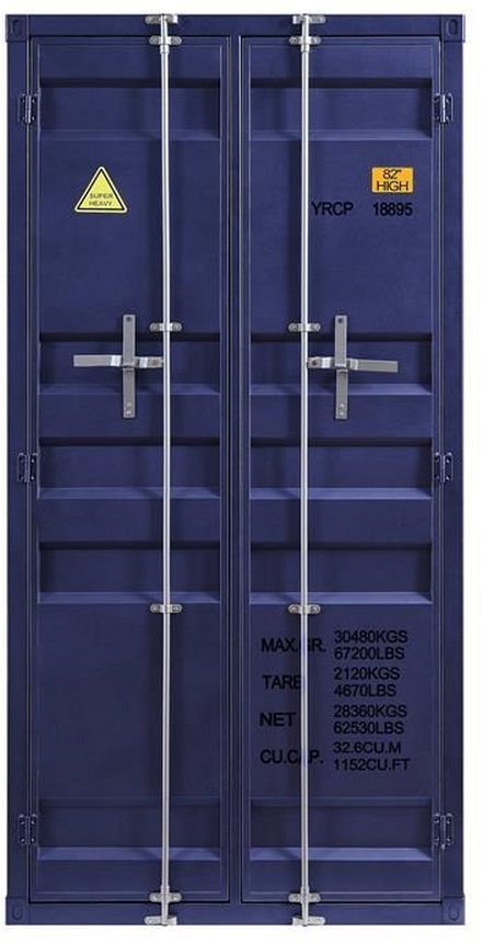 ACME Furniture Cargo Blue Wardrobe | Furniture Time