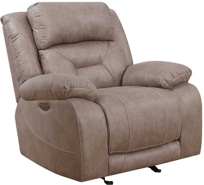 Steve Silver Co. Aria Desert Sand Power Glider Recliner | Midwest ...