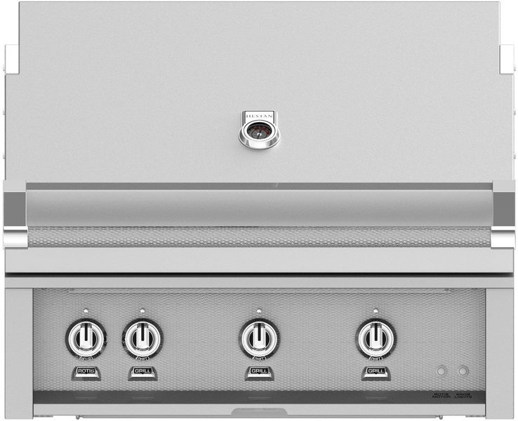 Hestan® Professional 3-Burner Stainless Steel Built In Liquid Propane ...