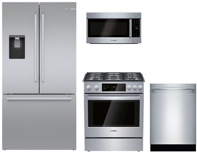 Bosch® 4 Piece Stainless Steel Kitchen Package | Superstore Electronics