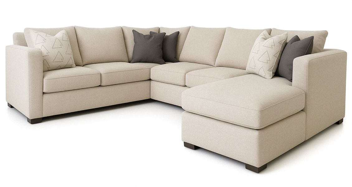 Decor-Rest® 2900 4 Piece Sectional - Depth Sand | Gabriele BrandSource ...