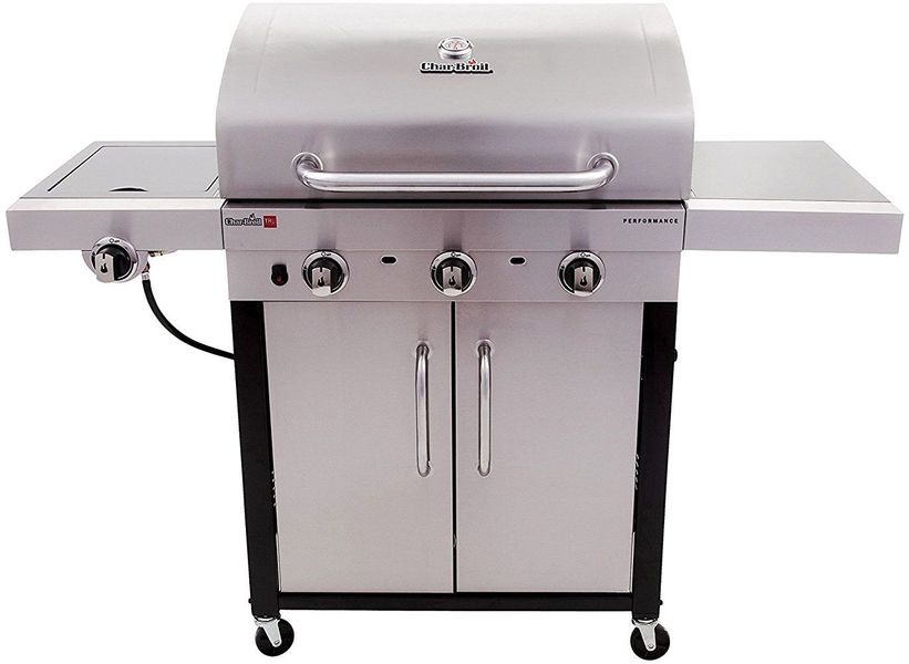 Char-Broil® Performance Series™ 3-Burner Stainless Steel Freestanding ...