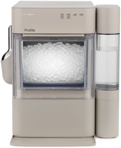 GE Profile™ Opal™ 2.0 14" 38 lb. Sandstone Ultra Nugget Ice Maker with ...