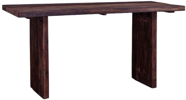 Home Trends & Design Barnwood Slabs Jacobean Brown Gathering Table ...