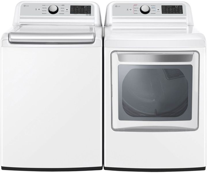 LG White Top Load Washer & Gas Dryer Laundry Pair | Snook's Carpet and ...