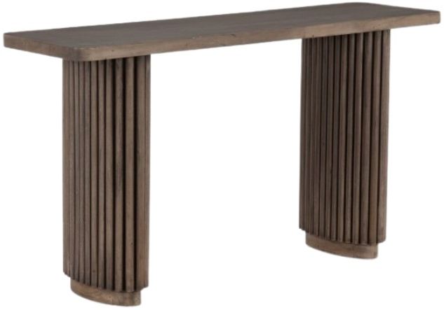 Four Hands Rutherford Ashen Brown Console Table | Marshall's Home ...