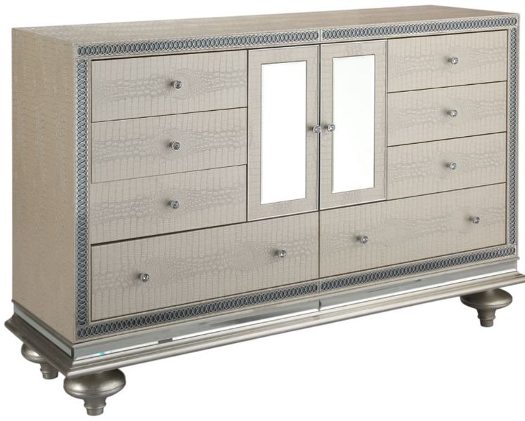 Michael Amini® Hollywood Swank Crystal Croc Sideboard | Lacks Furniture ...