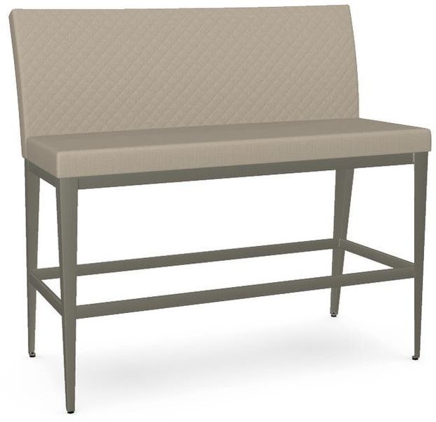 Amisco Pablo Quilted Bar Height Bench | Stubbe's BrandSource Home ...