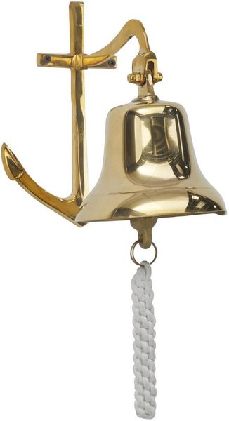 Deco Marche Gold Bell Wall Decor with Anchor Backing | Fischer ...