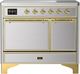 Ilve® Majestic III 40" Stainless Steel Pro Style Induction Range with ...