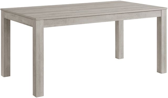 Elements International Eleanor White Rectangular Dining Table | Fischer Furniture | Rapid City, SD