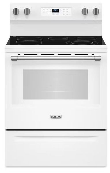 Maytag® 30" White Freestanding Electric Range | Appliance Direct ...