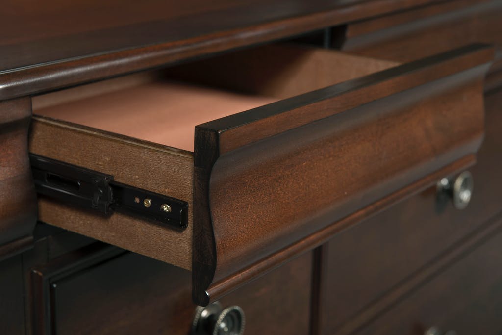 Elements International Cameron Dark Wood Dresser | Bob Mills Furniture