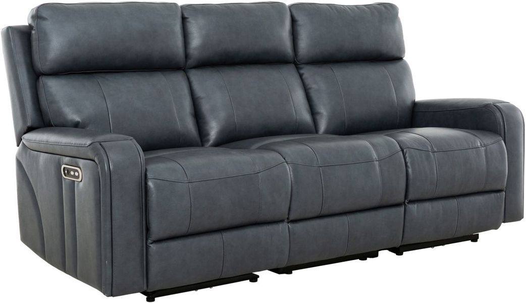 Primo™ International Cavron Blue Power Reclining Sofa | Atlantic Home ...