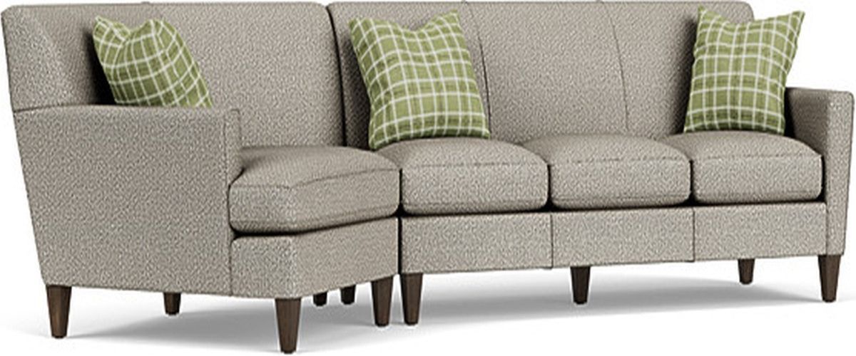 Flexsteel® Digby Gray Quarry Sectional | Bozzuto's Furniture and Appliance