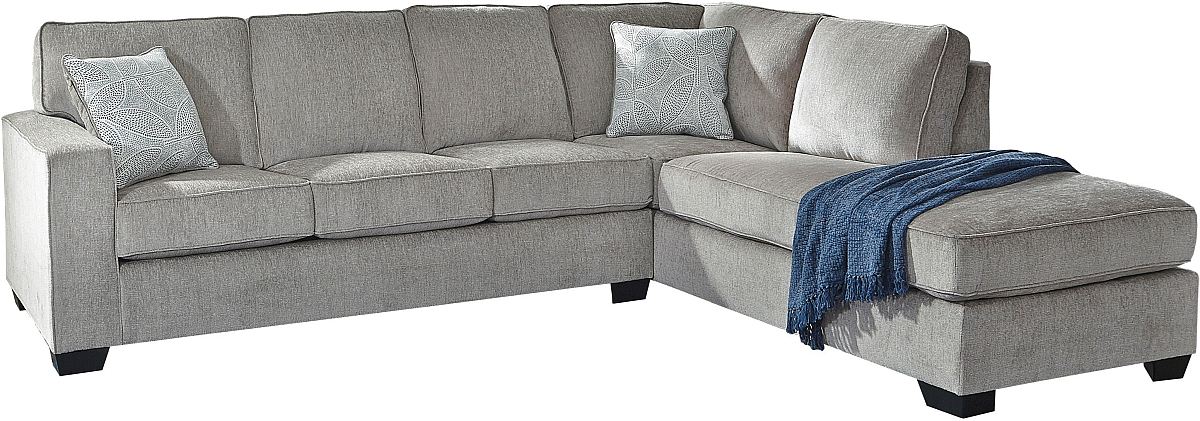 Signature Design by Ashley Altari 2 Piece Alloy Sectional Pieratt s