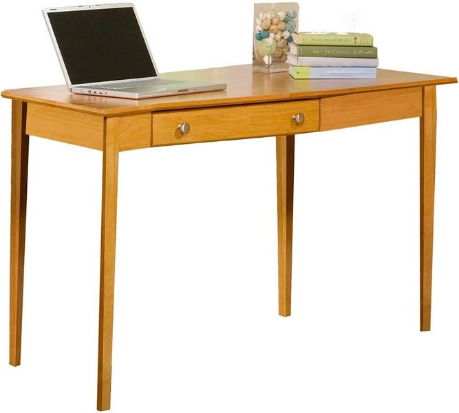 Archbold Furniture Customizable Alder Shaker Right Wedge Desk | Colder ...