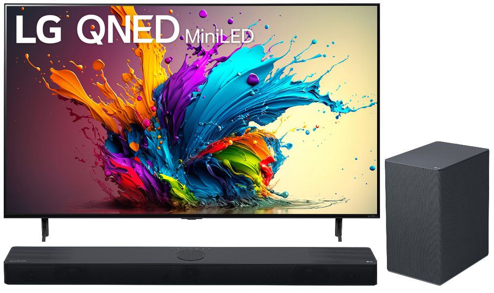LG QNED90T Series 65'' 4K Ultra HD MiniLED Smart TV and LG 3.1.3 ...