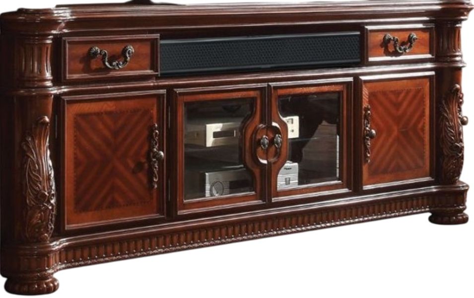 ACME Furniture Vendome II Cherry TV Stand | Furniture Depot | El centro ...