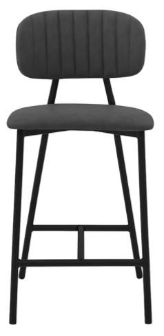Armen Living Rococo Gray 26" Counter Stool | Big Sandy Superstore ...