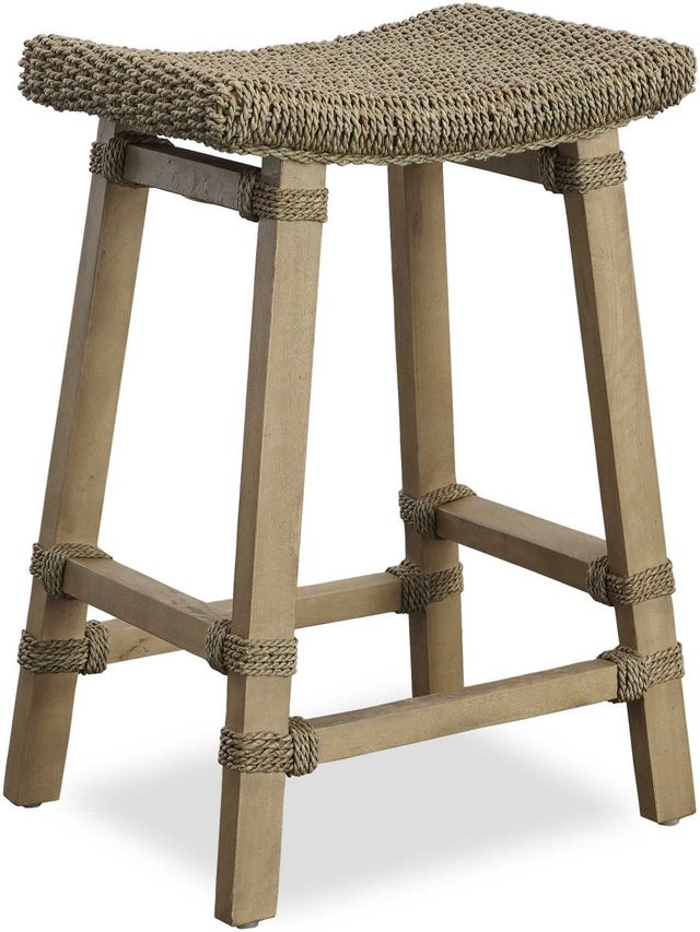 Uttermost® Everglade Natural Sea Grass Counter Stool | Fischer ...
