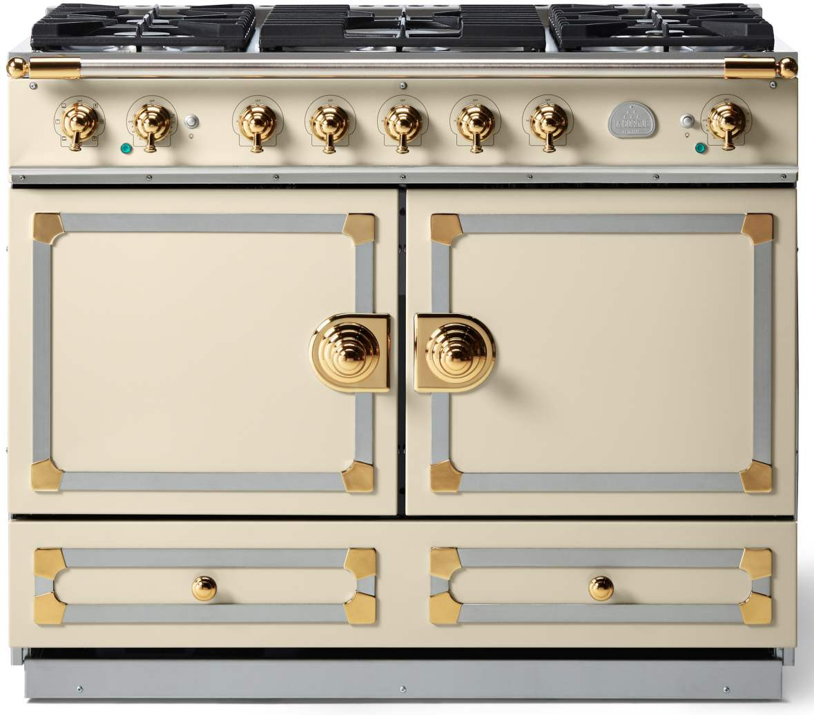 La Cornue CornuFé 110 43" Morning Dew Freestanding Dual Fuel Range