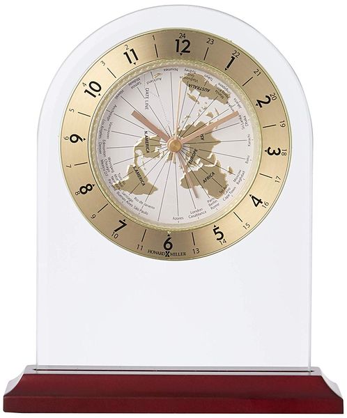 Howard Miller® World Time Arch Rosewood Clock | Livingston, TN