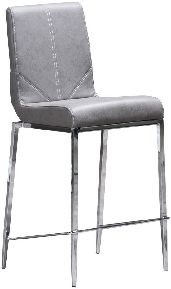 Mazin Furniture Latte Grey Counter-Height Chair | Home Goods Furniture