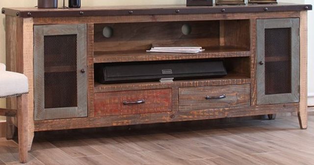 International Furniture Direct Antique Multi-Colored TV Stand | Fischer ... International Furniture Direct Antique Multi-Colored TV Stand | Fischer ...