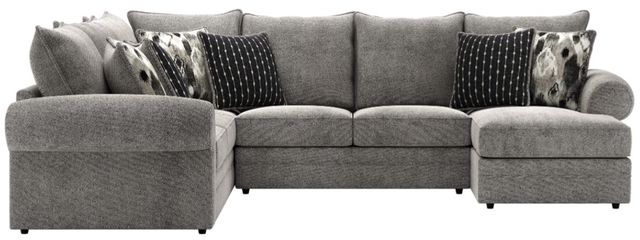 Hughes Furniture® 9950 3-Piece Domain Dove Sectional | Arthur F ...