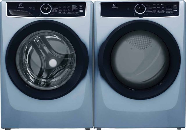 Electrolux Glacier Blue Front Load Laundry Pair | Garner Appliance ...