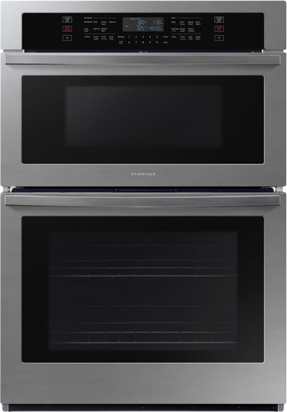 Samsung 30" Stainless Steel Oven/Microwave Combo Electric Wall Oven ...