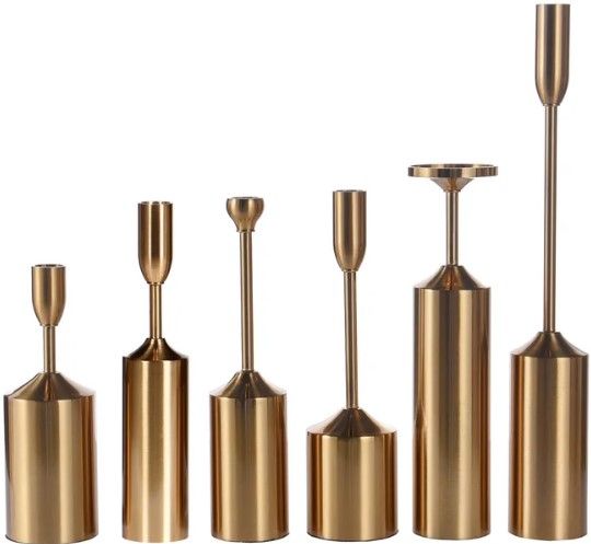 Stylecraft 6-Piece Gold Metal Craft Home Décor Set | Fischer Furniture ...