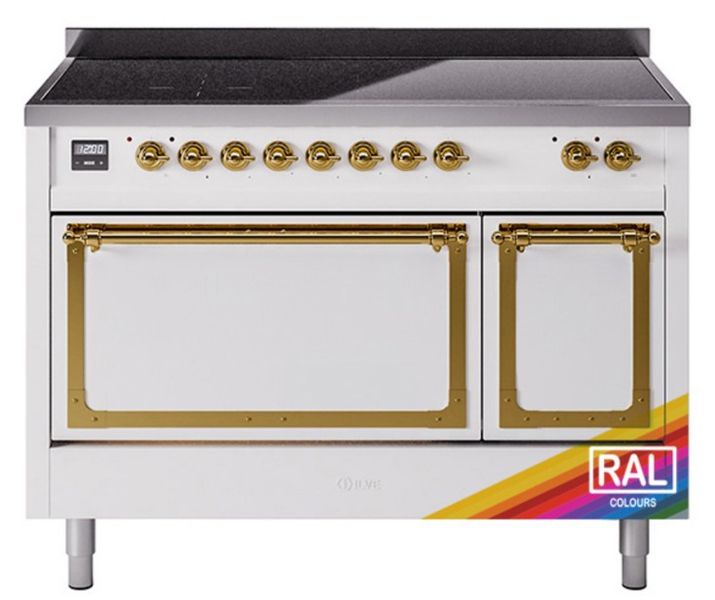 Ilve® Nostalgie II Noblesse 48'' Custom RAL Color Pro Style Induction ...